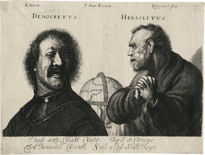 Richard Gaywood | Der lachende Demokrit und der weinende Heraklit (1985 ...