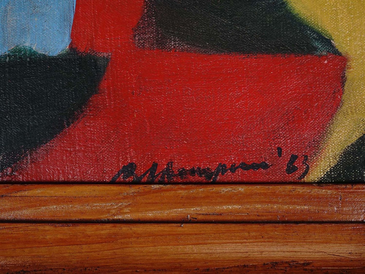 Bob Thompson | AN AMERICAN OIL ON CANVAS PAINTING SIGNED B. THOMPSON ...