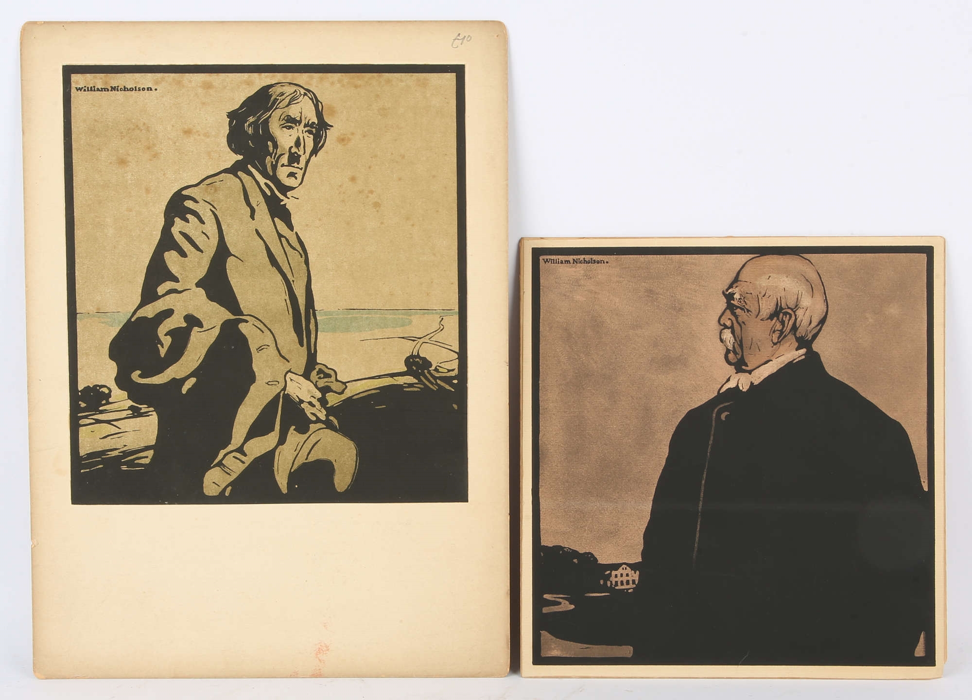 William Nicholson | Portrait of Henry Irving | MutualArt