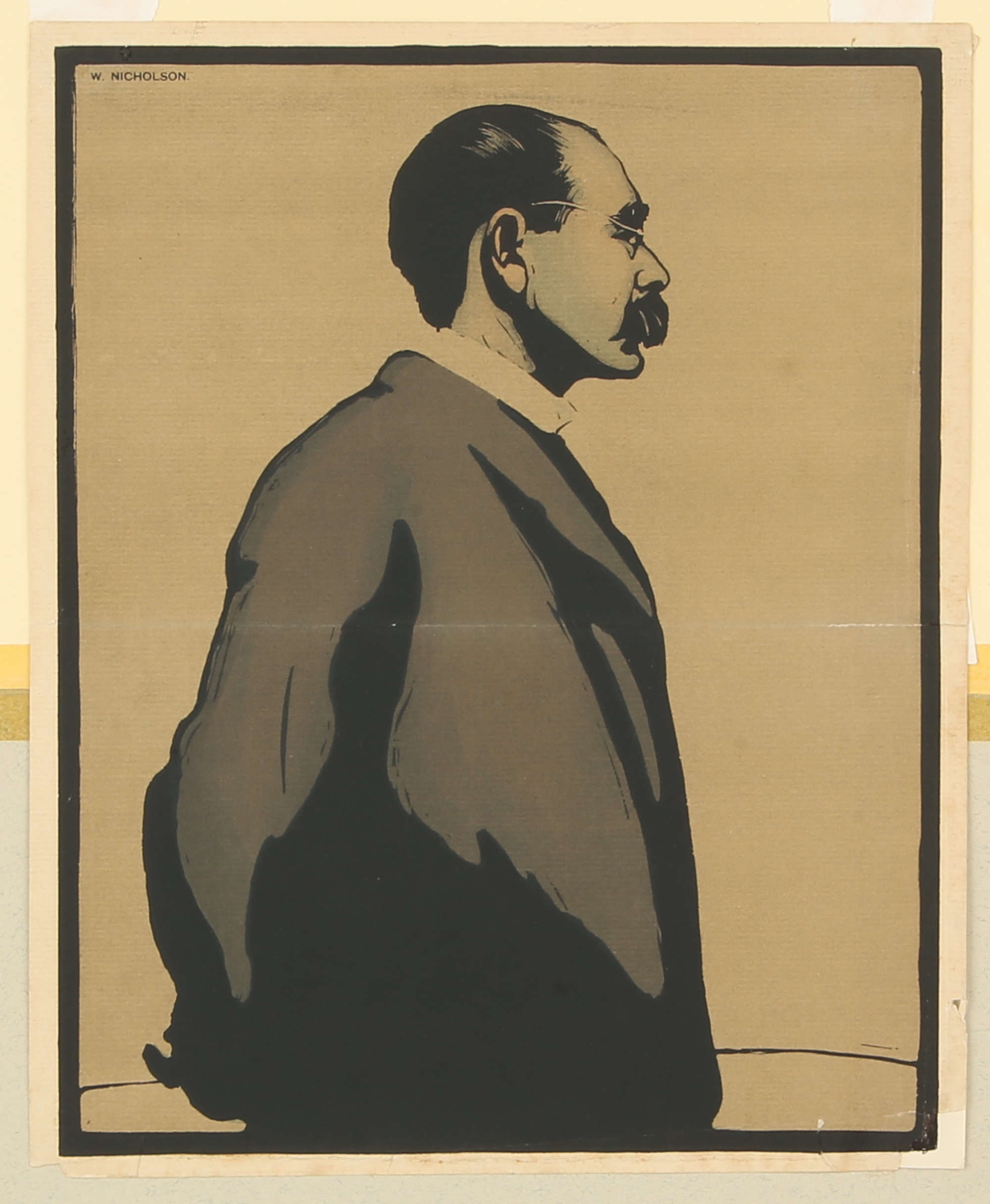William Nicholson | Portrait of Rudyard Kipling | MutualArt