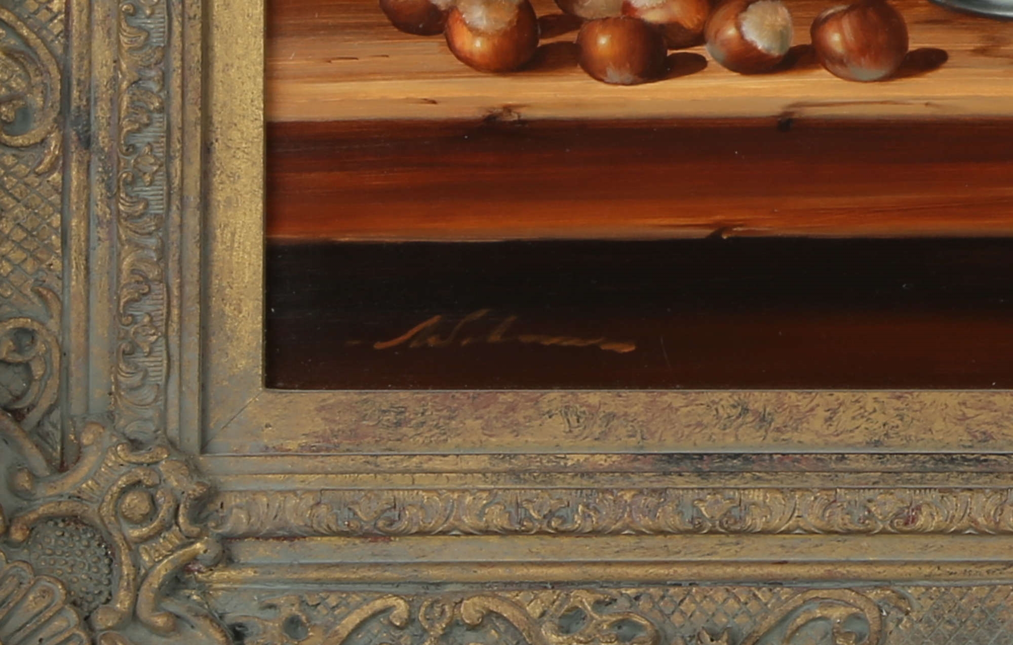 Paul Wilson | still life with fruit and wine | MutualArt