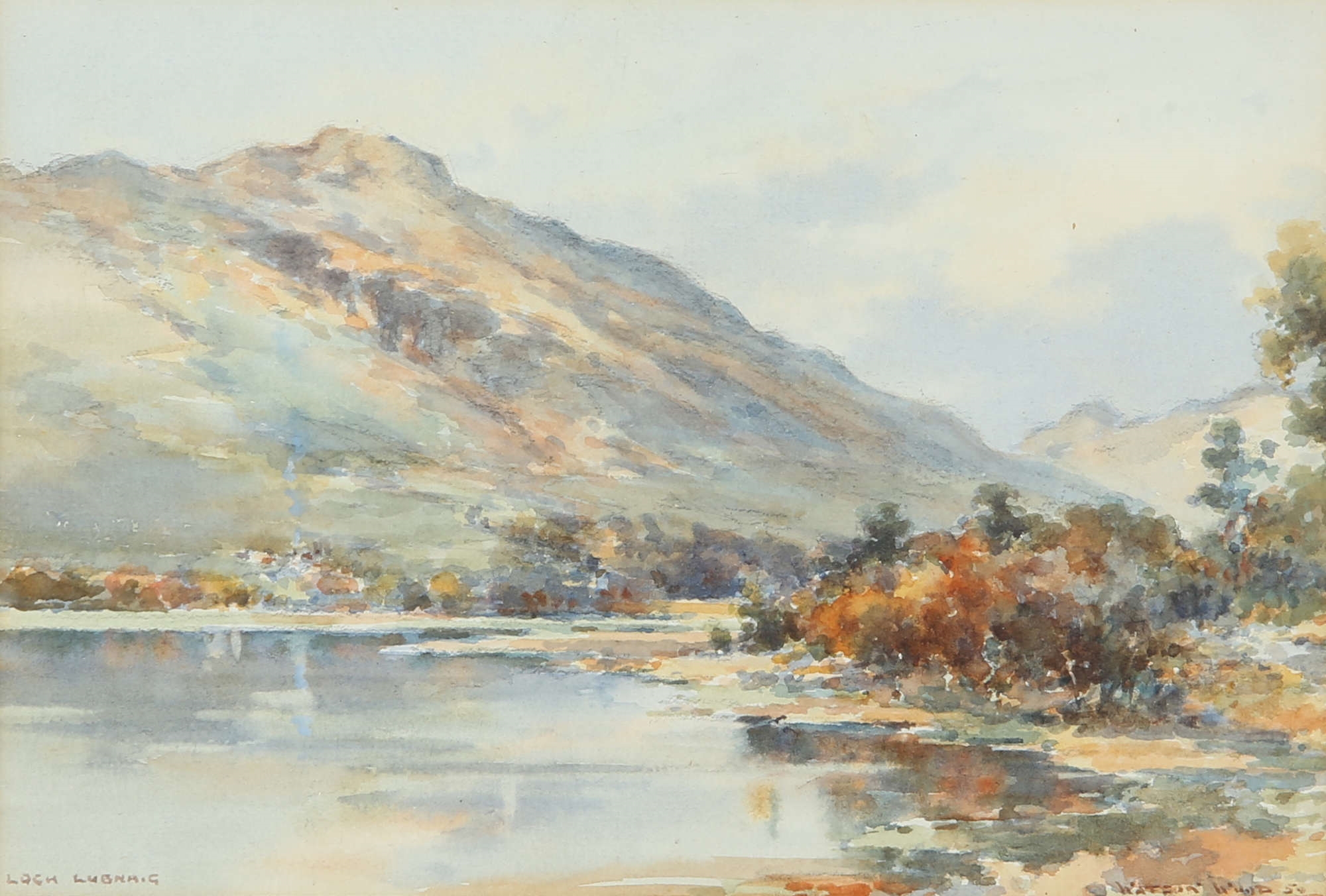 Frank Watson Wood | Blue Hills from Loch Lubnaig | MutualArt