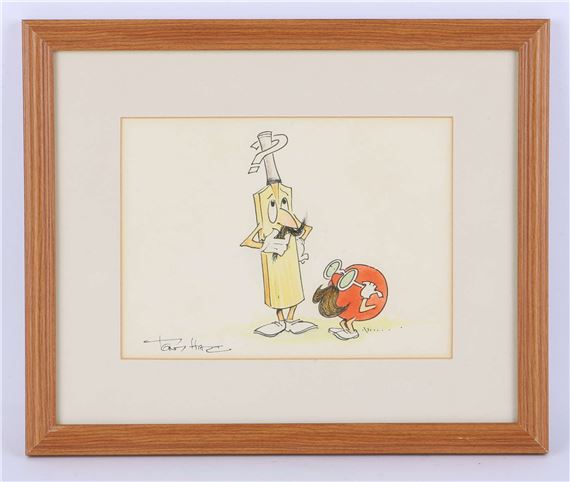 Tony Hart | Billy Bouncer y Bruiser Bat | MutualArt