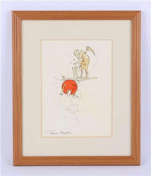 Tony Hart | cartoon illustration for Billy Bouncer | MutualArt