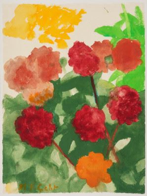 Ferdinand Gehr | Dahlien (1977) | MutualArt