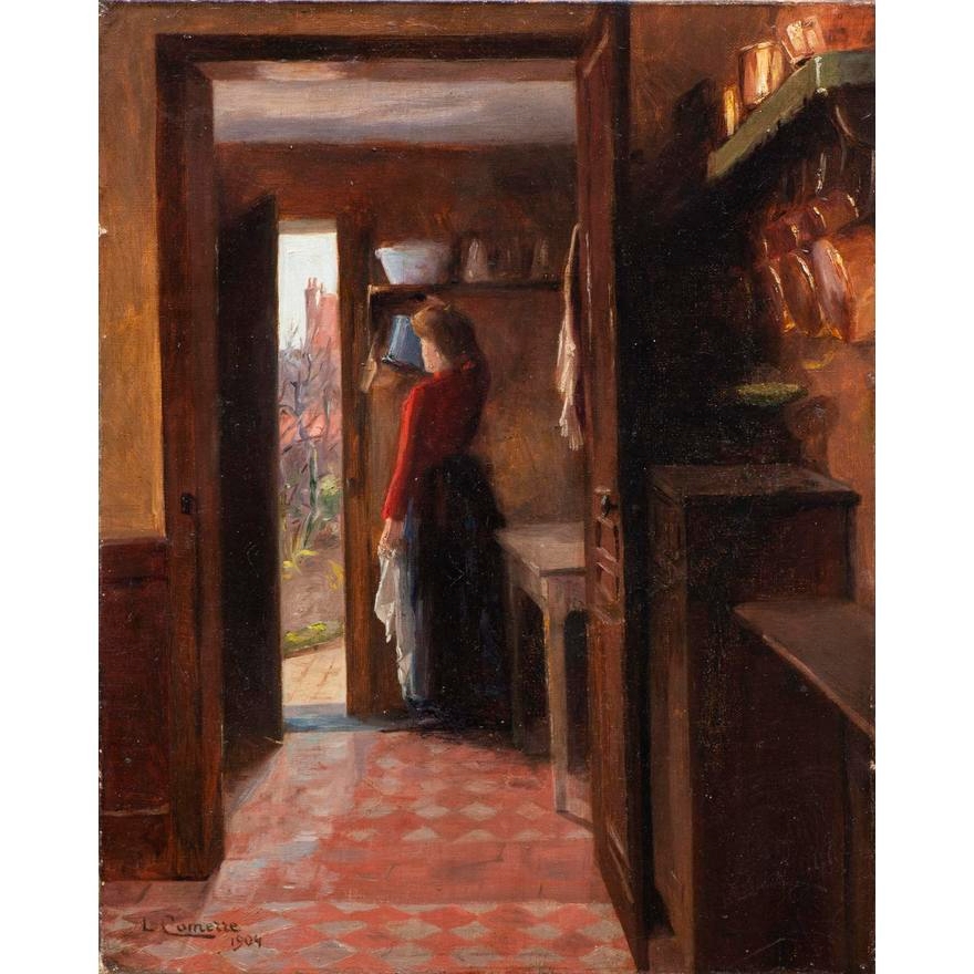 Léon Comerre | Intérieur (1904) | MutualArt