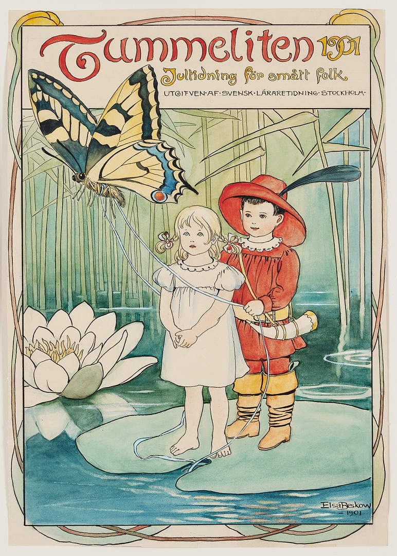 Elsa Beskow | Tummeliten 1901 Jultidning för smått folk (1901) | MutualArt