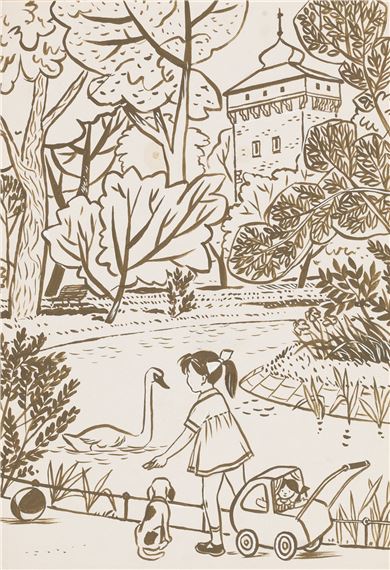 Antoni Pucek | Lece samolotem | MutualArt