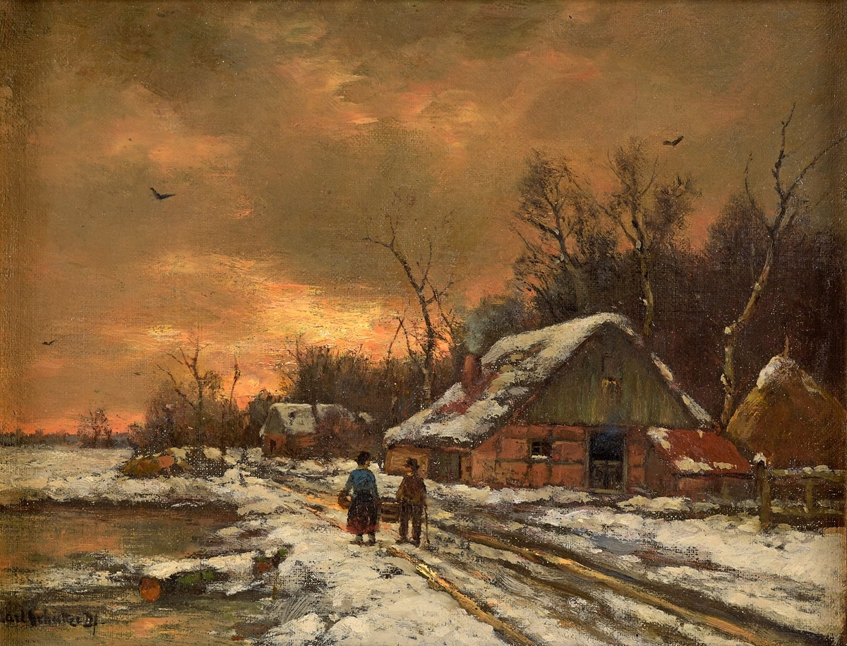 Carl Schultze | Winterlandschaft | MutualArt