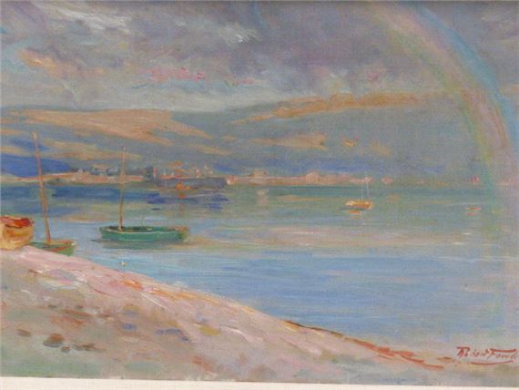 Robert Fowler | ROBERT FOWLER (1853-1926) LOOKING TOWARDS BANGOR ...