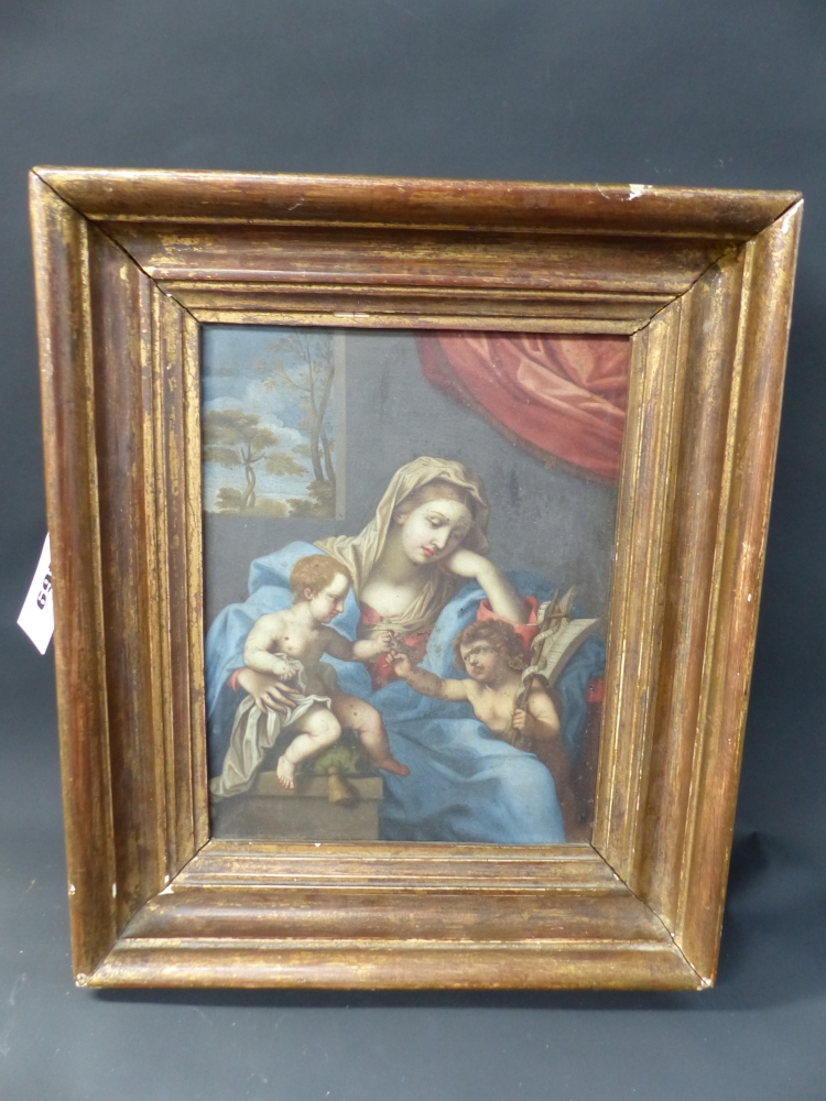 Italian School | Old Master Italian School. Madonna and Child with St ...