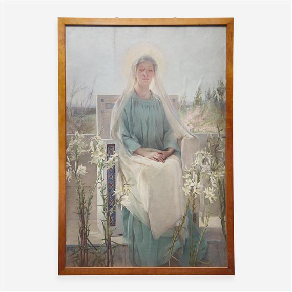 Sarah Paxton Ball Dodson | Meditation of the Holy Virgin (1899) | MutualArt