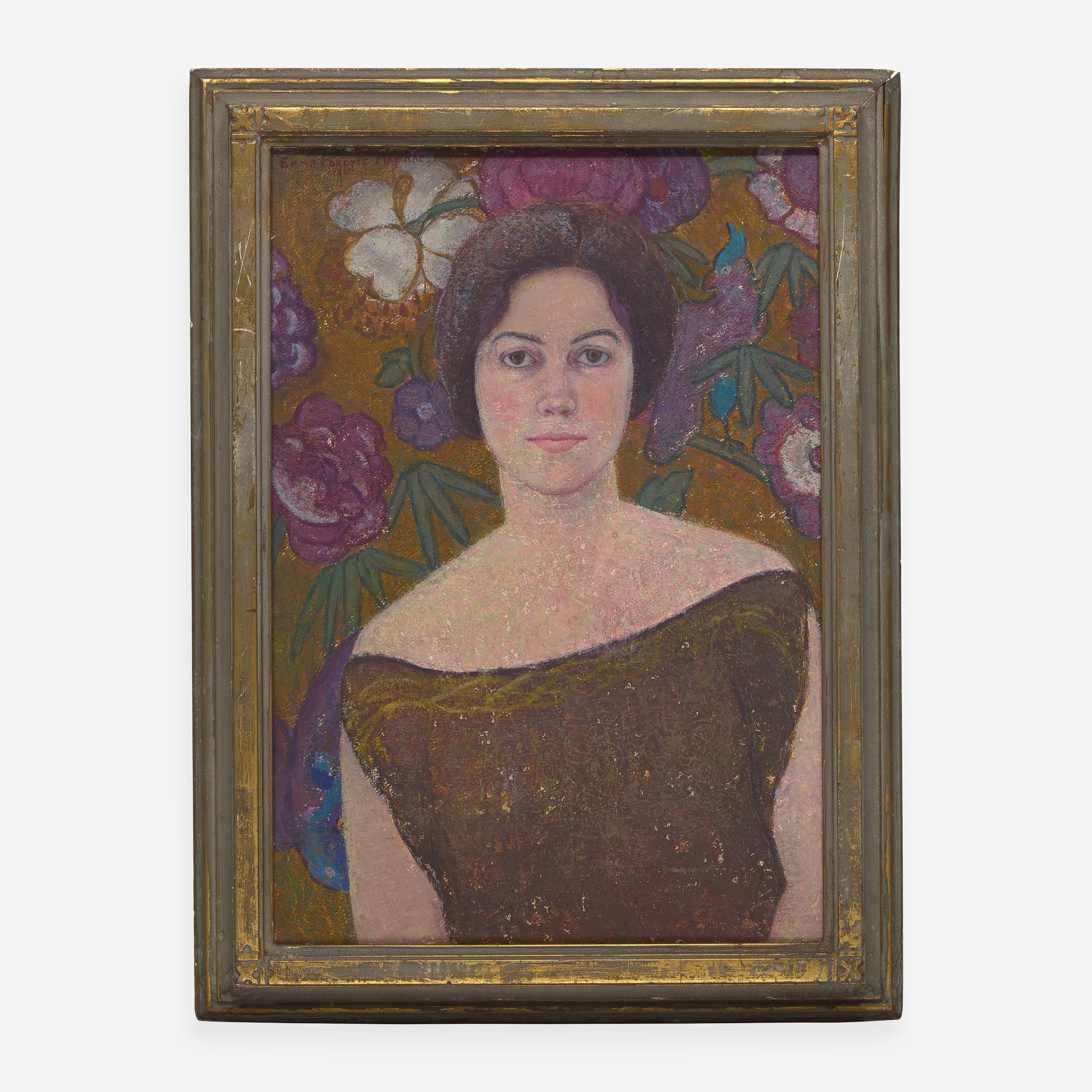 Emma Fordyce MacRae | Self-Portrait in Brown (1925) | MutualArt