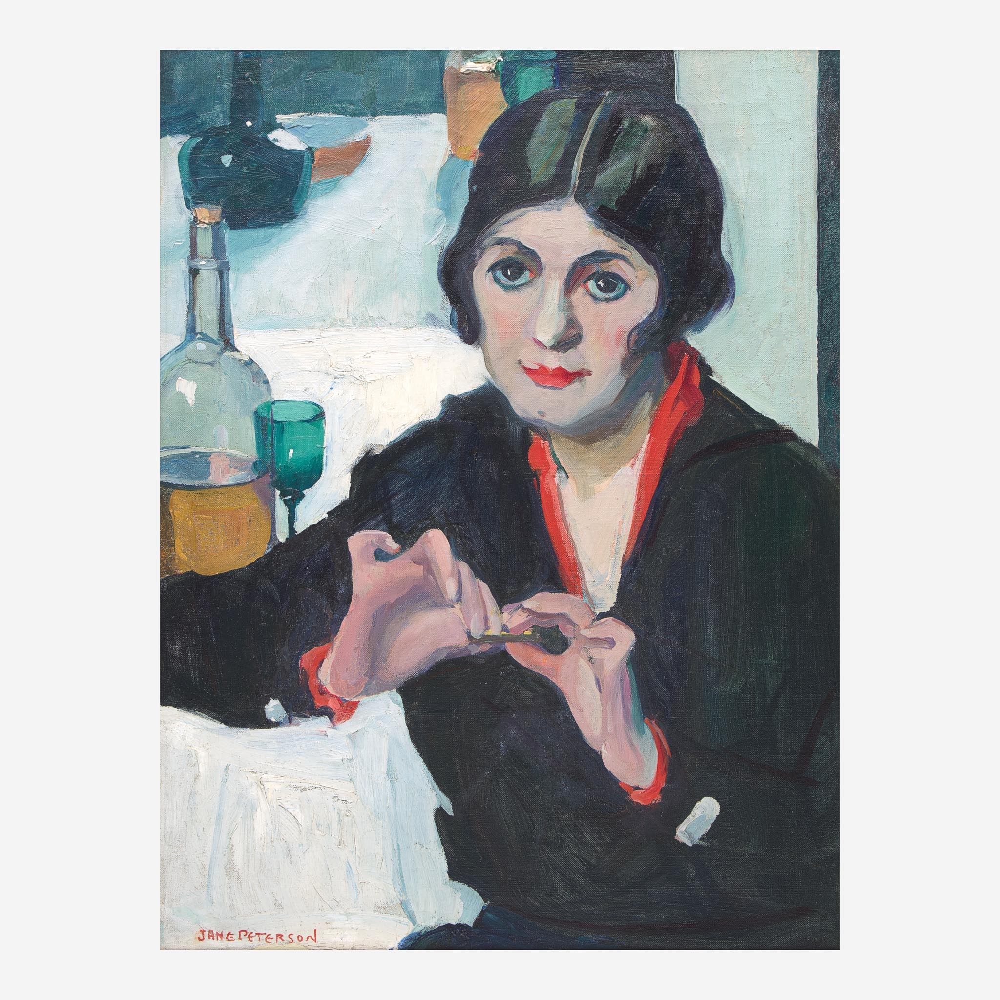 Jane Peterson | Girl in Black | MutualArt