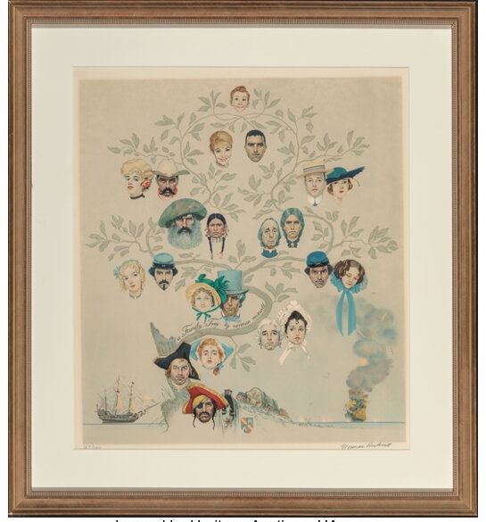 Norman Rockwell | A Family Tree | MutualArt