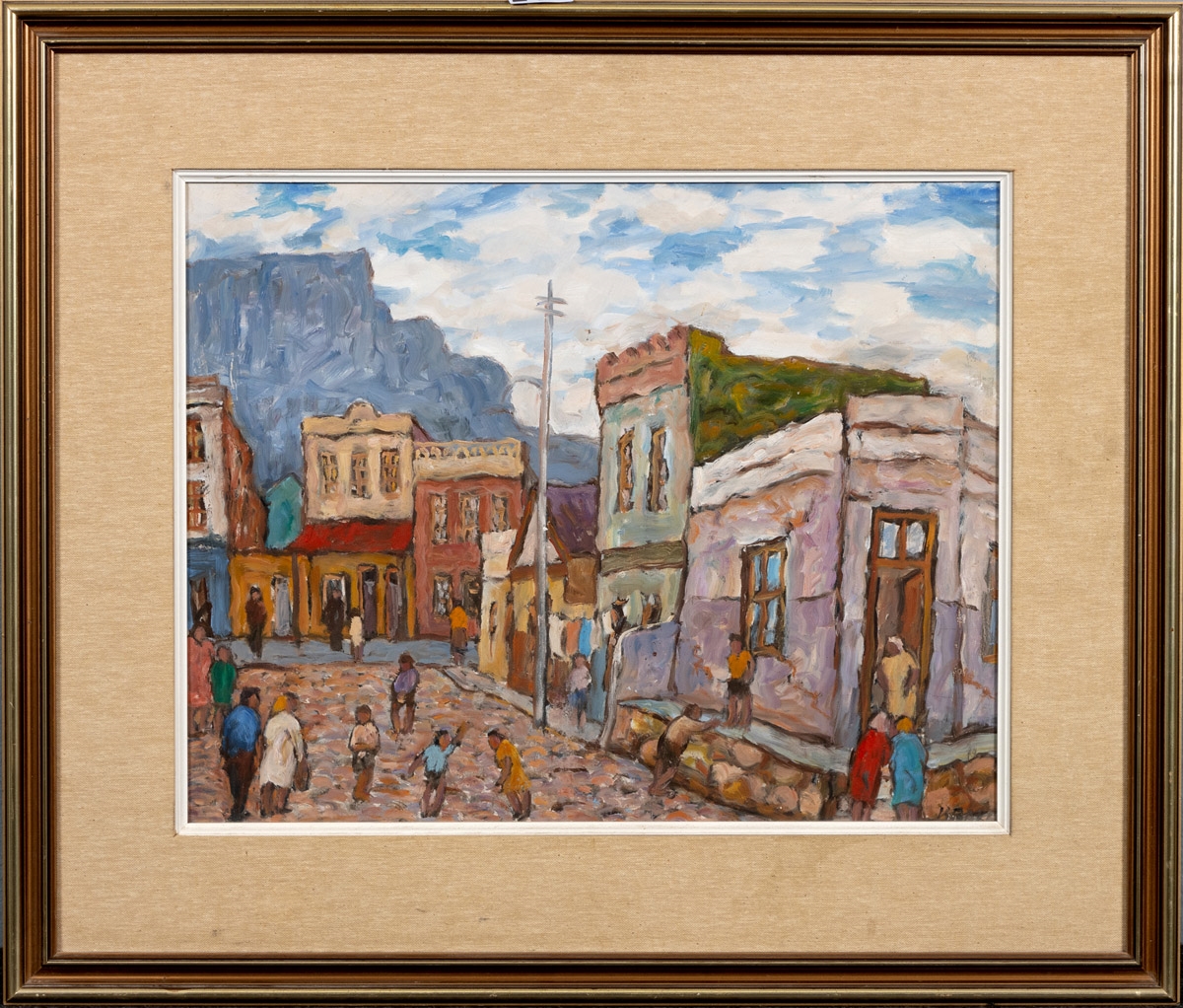 Kenneth Baker | District Six street scene | MutualArt