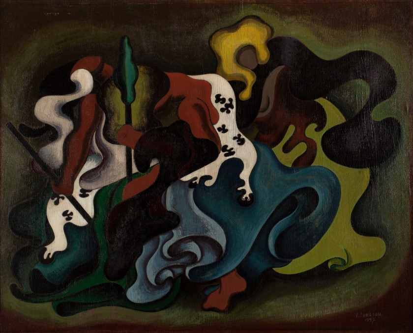 Vera Idelson | Paysage (1947) | MutualArt