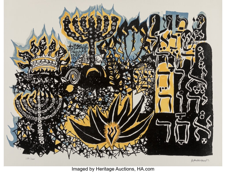 Abraham Rattner | In the Beginning... Portfolio | MutualArt