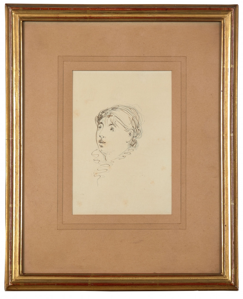 Édouard Manet | Tête de Marie Colombier (1880) | MutualArt