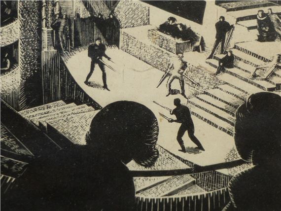 English School | MID 20th.C. ENGLISH SCHOOL. HAMLET AT THE OLD VIC ...