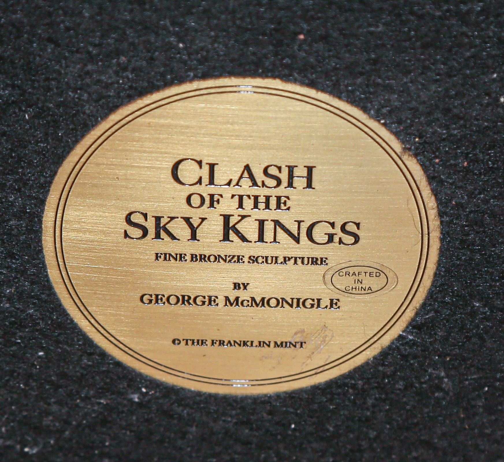 George McMonigle | Bronze Sculpture of Fighting Eagles | MutualArt