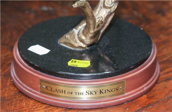 George McMonigle | Bronze Sculpture of Fighting Eagles | MutualArt