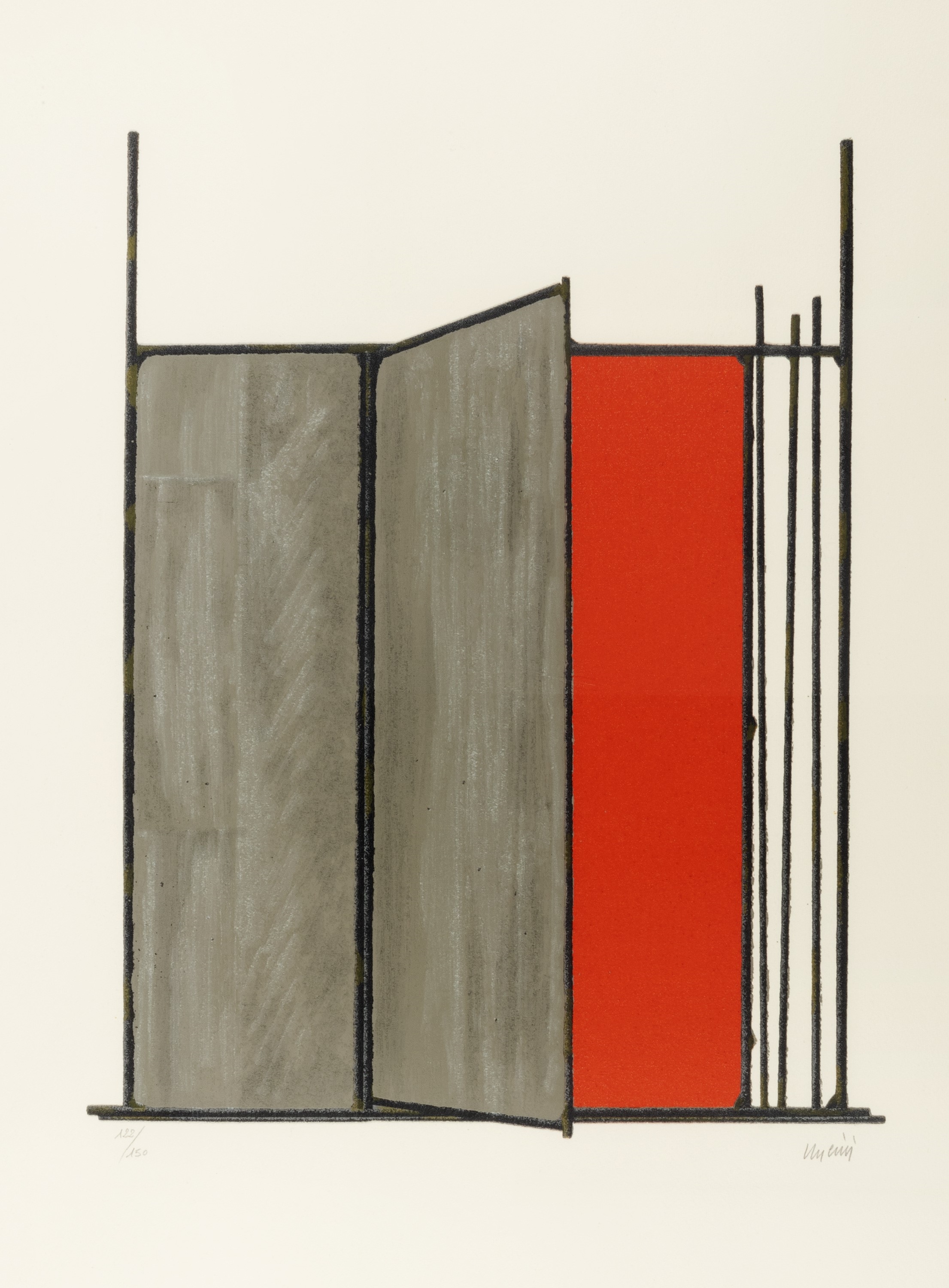 Giuseppe Uncini | Spazi cemento (1998) | MutualArt