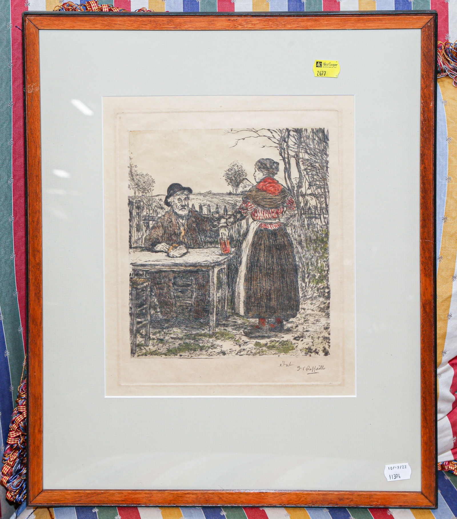 Jean-François Raffaëlli | Raffaelli Framed Signed Print | MutualArt
