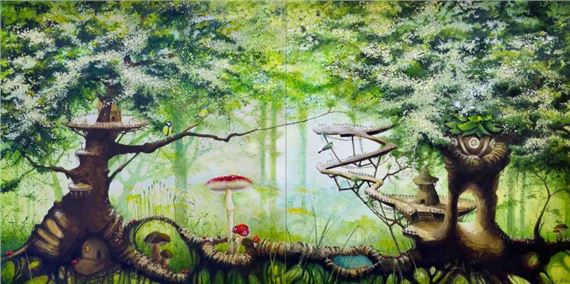 Natasza Mirak | Green Wood (2022) | MutualArt