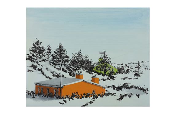 Graham Crowley | Houses at Trellispane | MutualArt