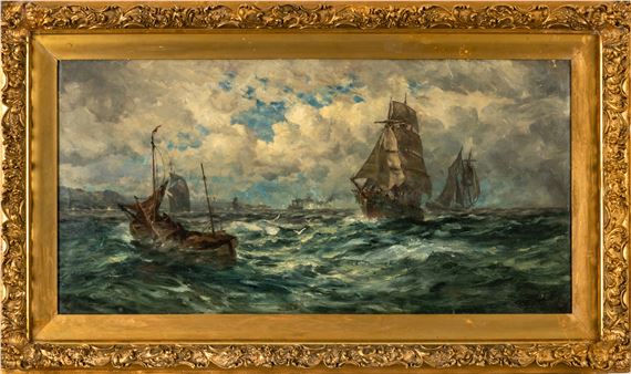 Robert Hopkin | Robert Hopkin (American, 1832-1909) Oil On Canvas Off ...