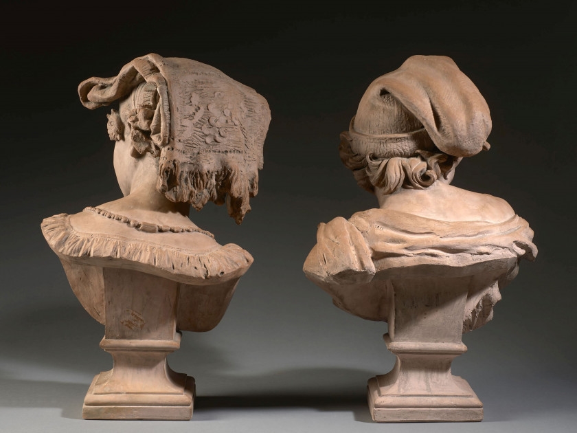 Jean-Baptiste Carpeaux | Le Rieur Napolitain n°1 et La Rieuse ...