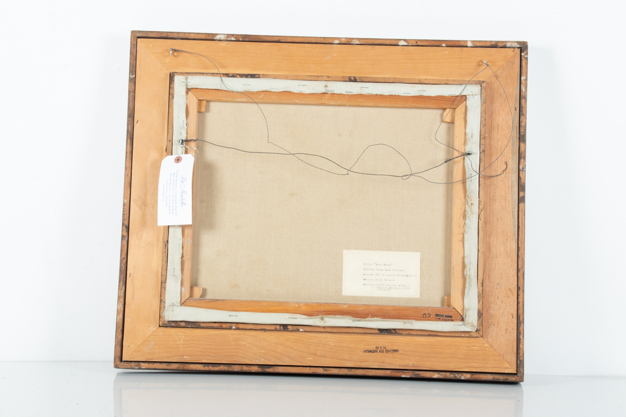 Ramon Webster | Ramon Webster (American 20th C.) Oil On Canvas, Sand ...