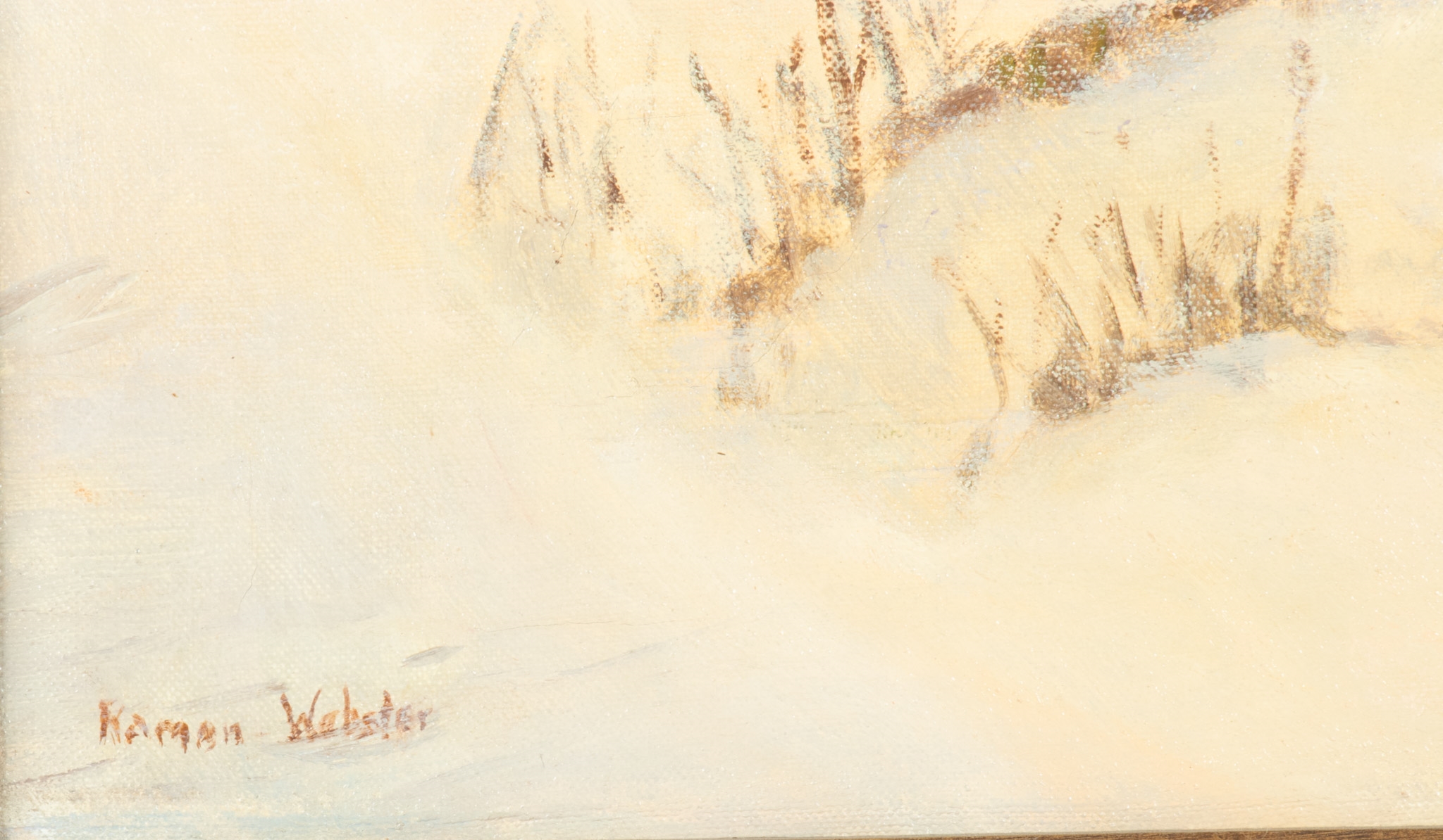 Ramon Webster | Ramon Webster (American 20th C.) Oil On Canvas, Sand ...