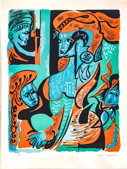 André Masson | Andre Masson (French, 1896-1987) Lithograph In Colors ...