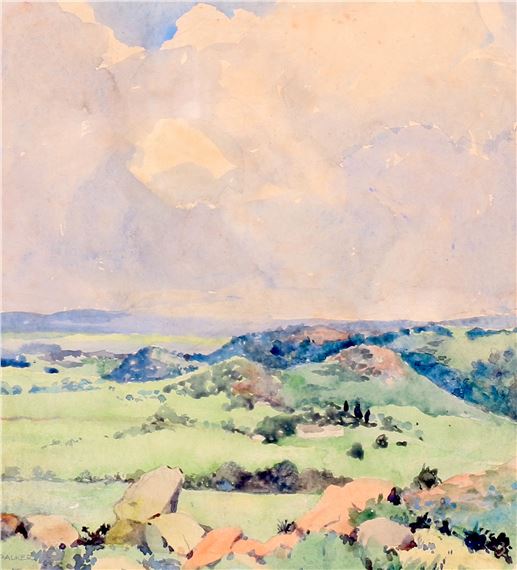 Mary Packer | STORM ROLLING OVER THE LANDSCAPE | MutualArt