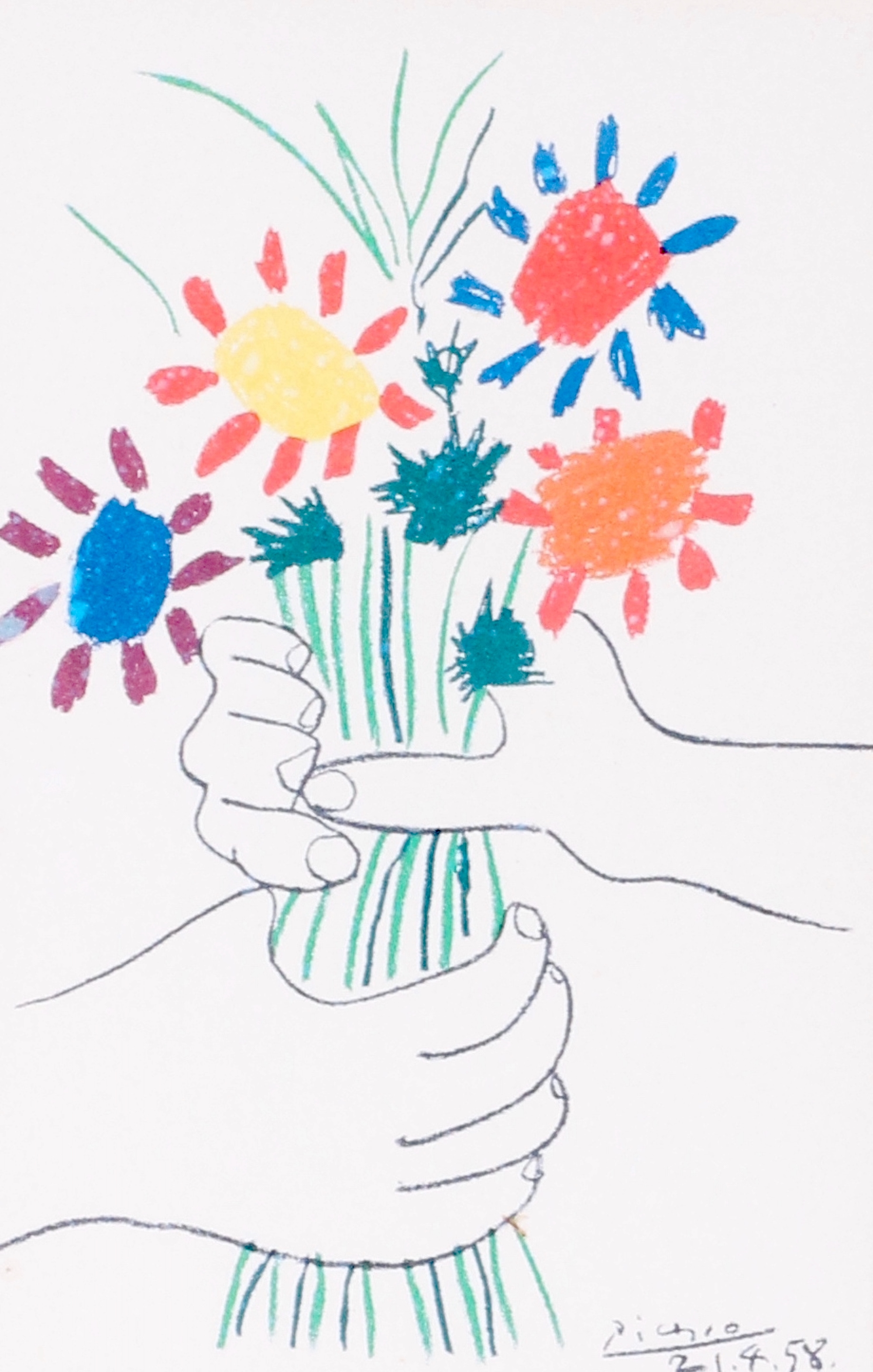 Pablo Picasso | BOUQUET OF FLOWERS | MutualArt