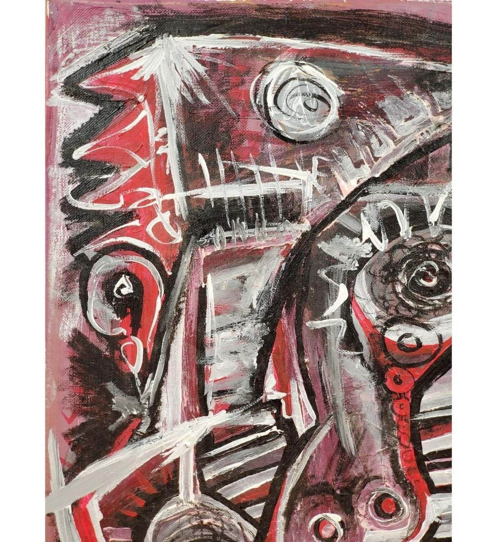 Matthew Wrenn | Matthew Wrenn Abstract Cubism Face Painting | MutualArt