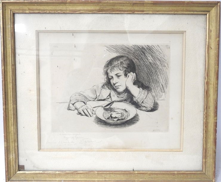 Émile Friant | The bad soup (1924) | MutualArt