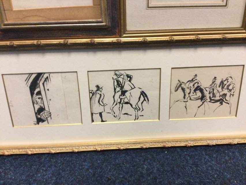 Edgar Norfield | a set of three cartoon style drawings | MutualArt