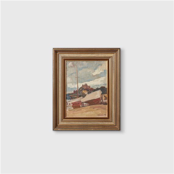 Roland Wakelin | The Boatyard, 1940 (1940) | MutualArt