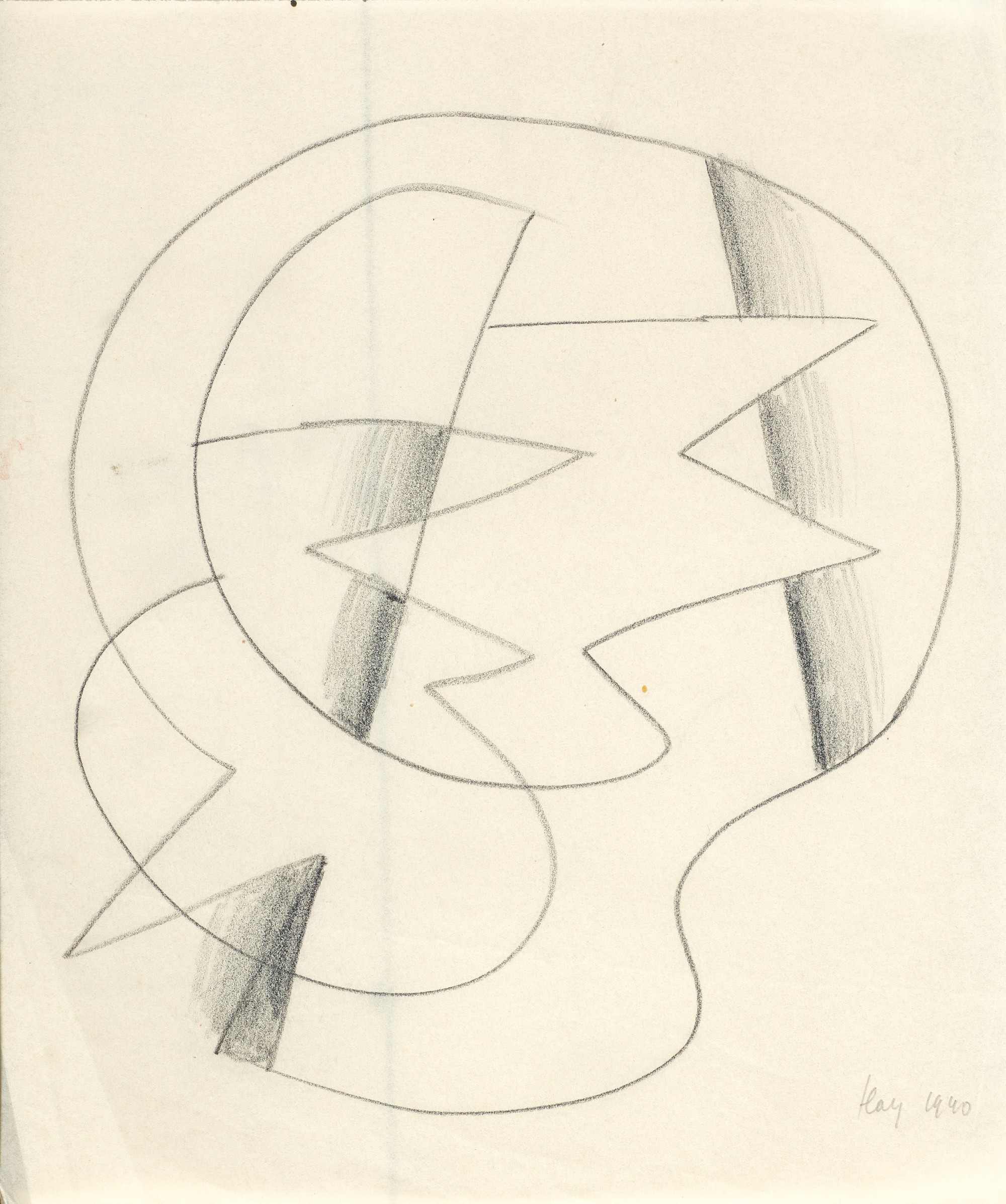 Ludwig Hirschfeld Mack | ABSTRACT STUDY, HAY; ABSTRACT STUDY, HAY (1940 ...