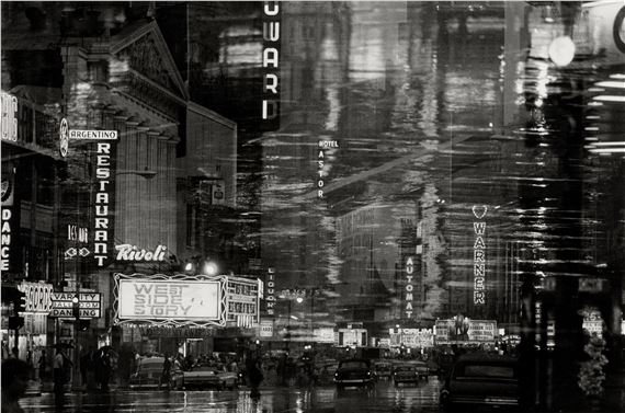Ernst Haas | Times Square Reflection | MutualArt