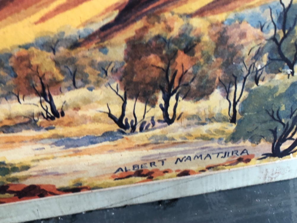 Albert Namatjira | AFTER ALBERT NAMATJIRA TWO AUSTRALIAN LANDSCAPES ...