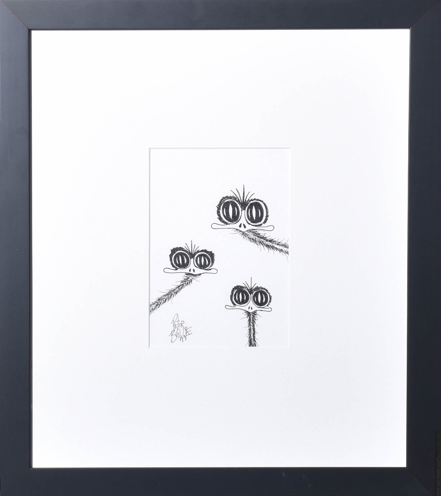 Peter Browne | Three Emus | MutualArt