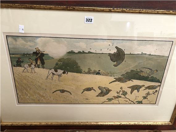 Cecil Aldin | A VINTAGE COLOUR SHOOTING PRINT | MutualArt