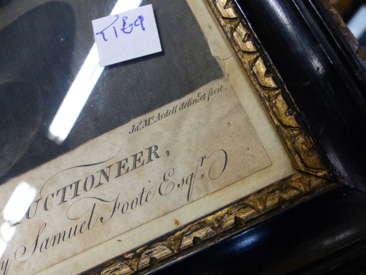 David Garrick | TWO ANTIQUE PORTRAIT PRINTS OF DAVID GARRICK | MutualArt