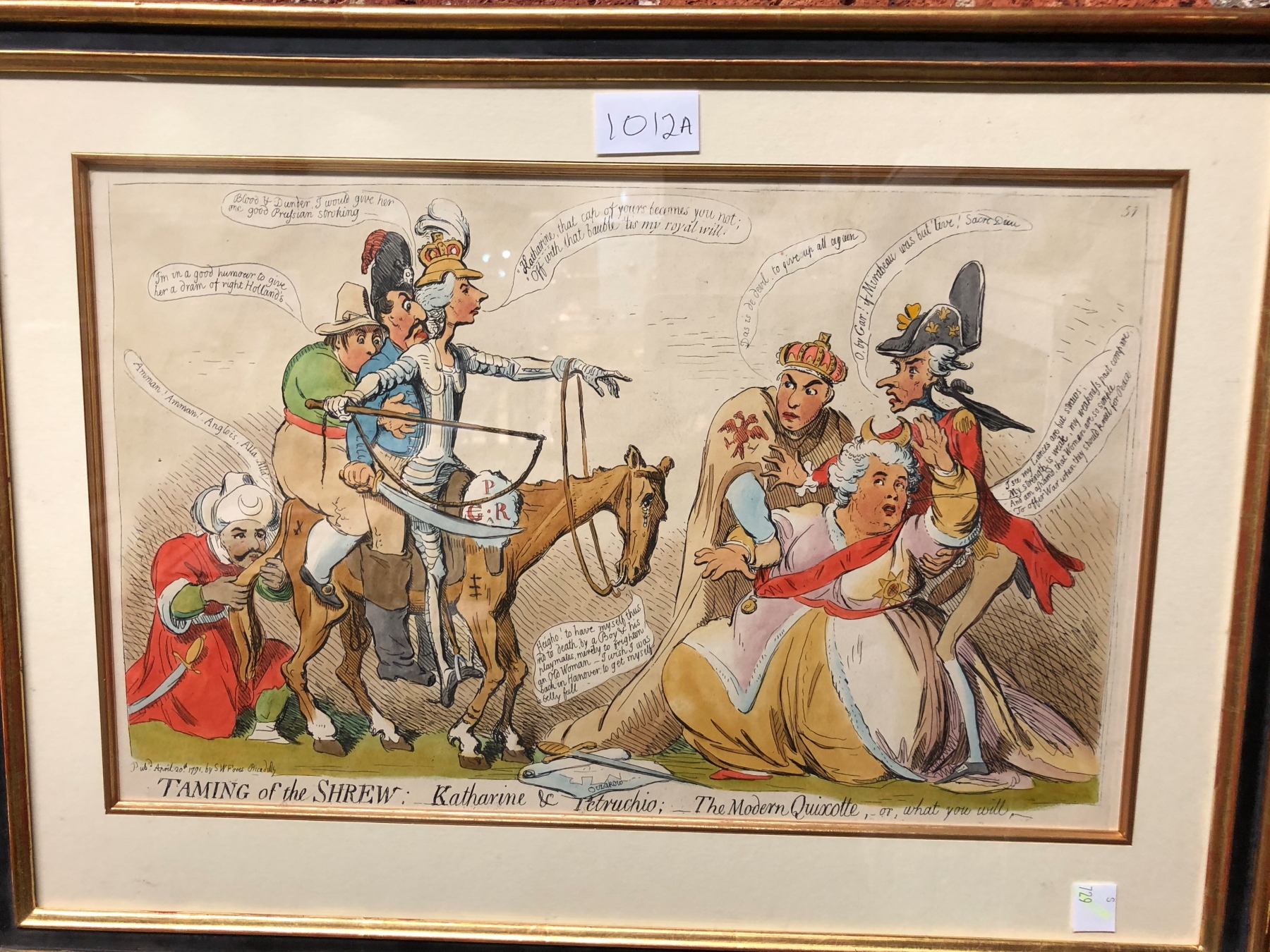 James Gillray | TWO JAMES GILLRAY CARTOONS REPRESENTING THE EARL OF ...