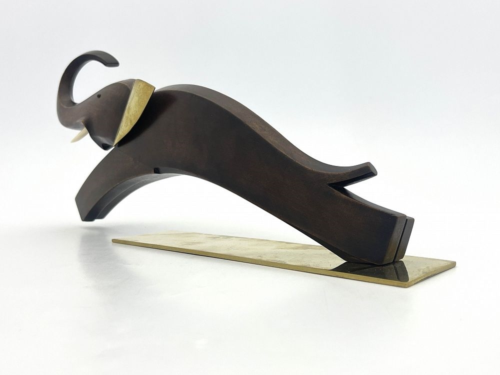 Karl Hagenauer | Figure of a leaping elephant (Circa 1930) | MutualArt