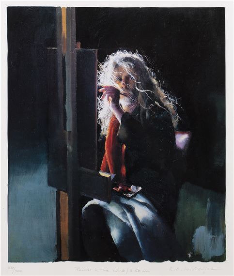 Robert Lenkiewicz | Painter in the Wind | MutualArt
